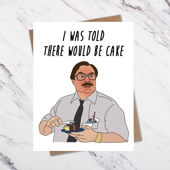Milton Office Space Meme Cake