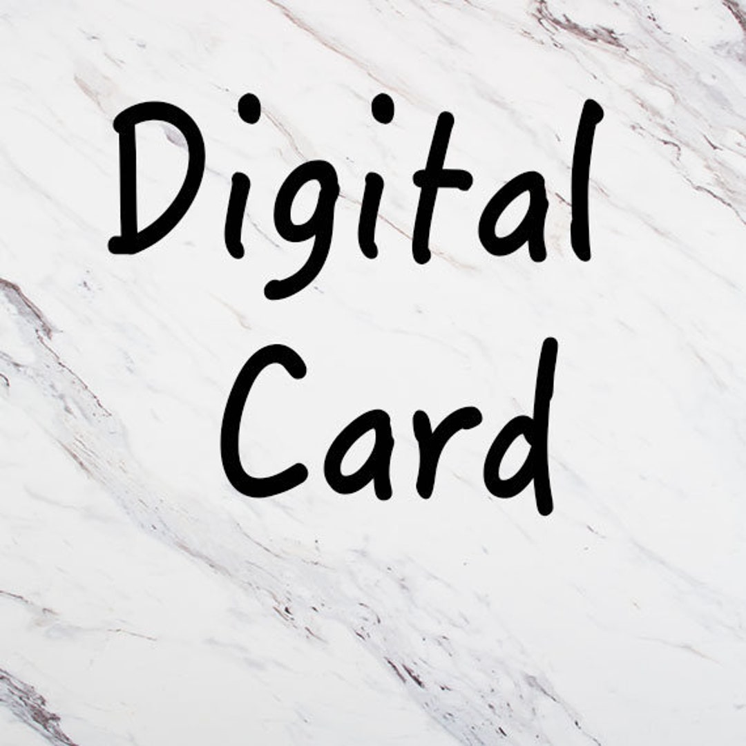 Custom Digital Card - Etsy