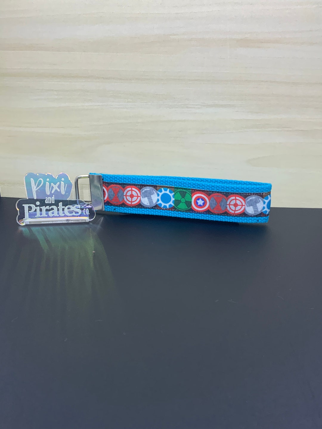 Marvel Avengers Round Logo Key Wristlet - Etsy