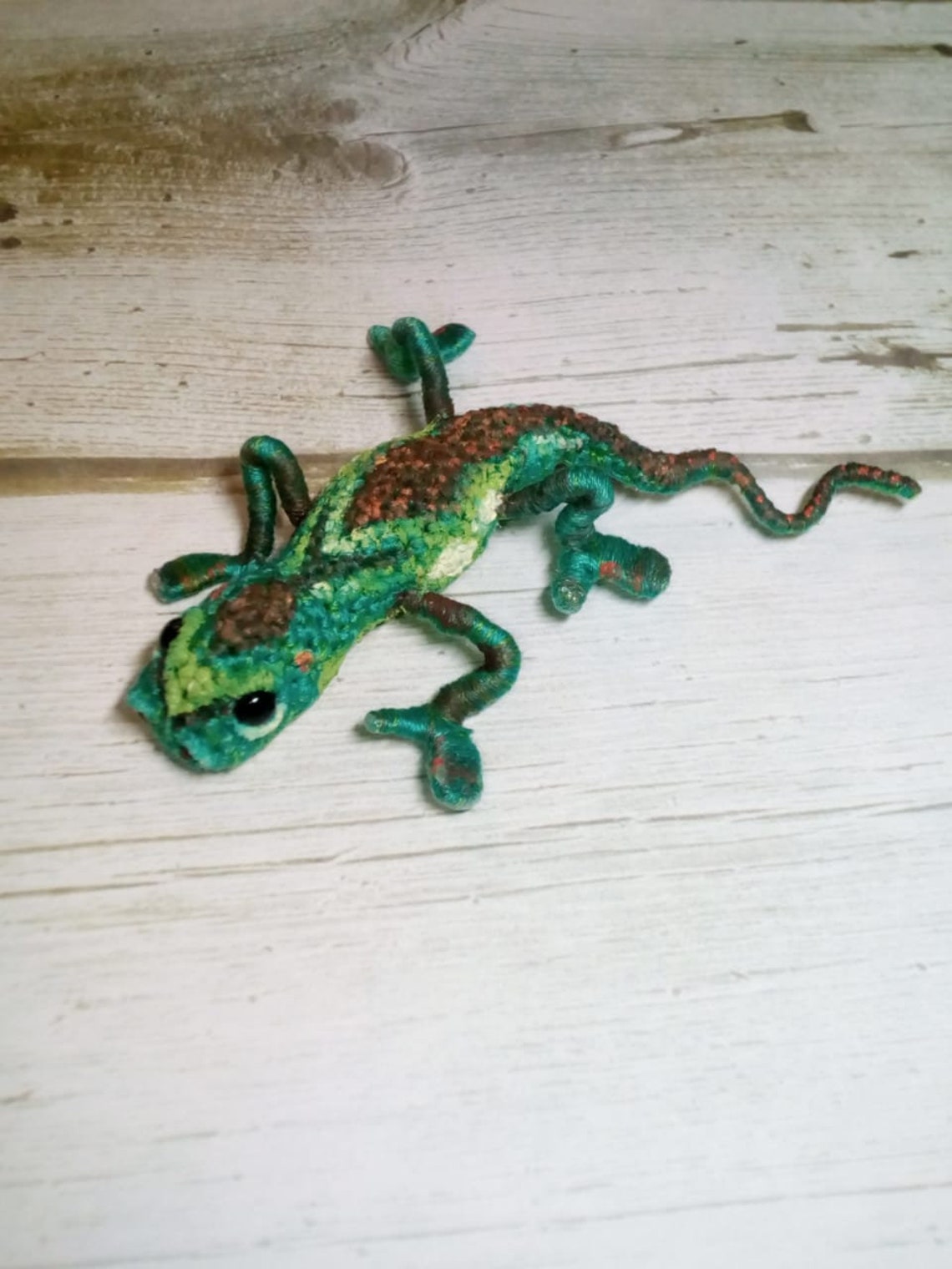 Miniature Lizard Crochet Pattern Lizard Figurine Patterns Free | Etsy