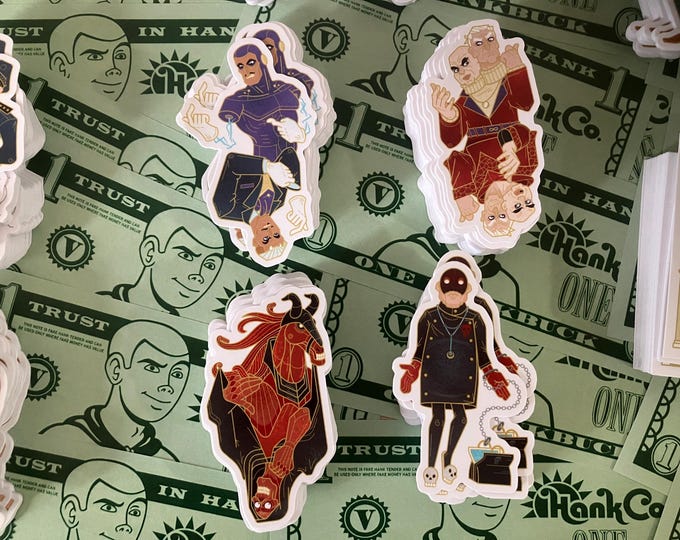 Venture Bros Inspired Vinyl Decal Stickers - Etsy