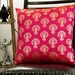 Buy Magenta Cushion Cover Pillowcases Brocade Handmade Decorative ...