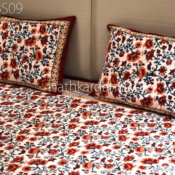 Block Print Bed Sheet - Etsy