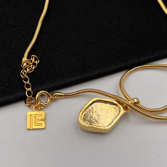 PIERRE BALMAIN Vintage PB Silver&Gold Plated Pendant … - Gem
