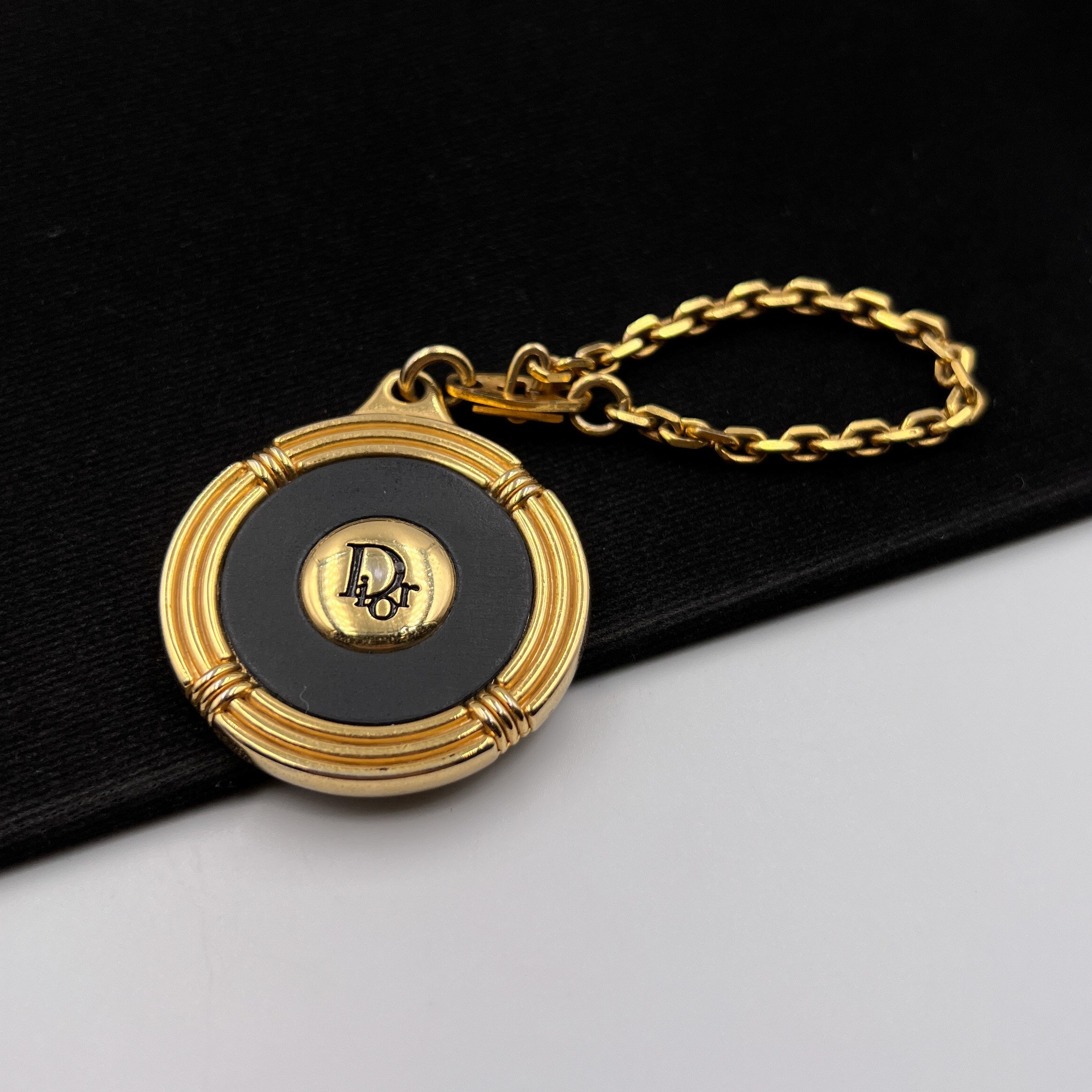 Christian Dior Vintage Medal Dior Logo Key Ring | Etsy