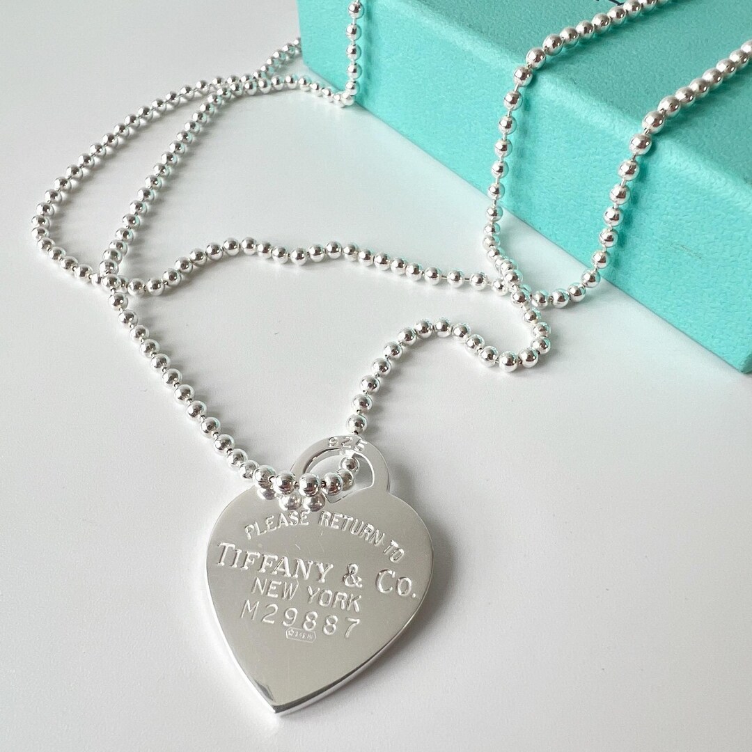 Tiffany & Co. Return to Tiffany Heart Tag Necklace in 925 Sterling ...