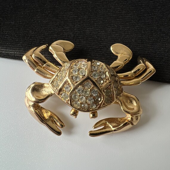 CHRISTIAN DIOR Vintage Crab Brooch - Gem