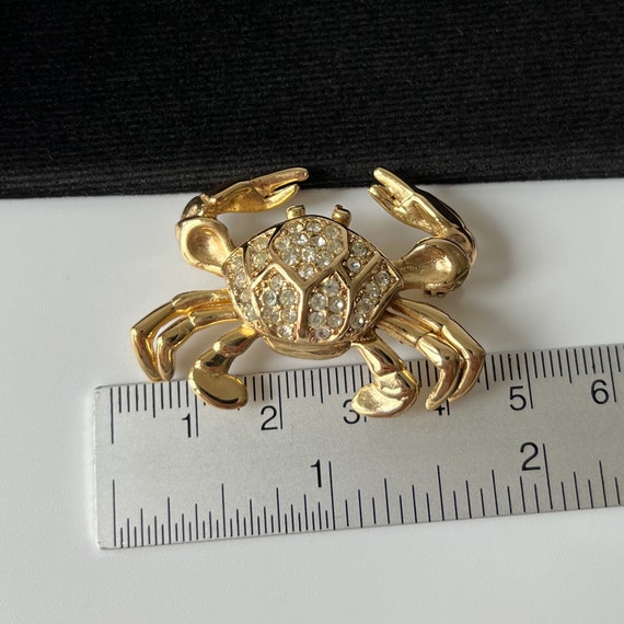 CHRISTIAN DIOR Vintage Crab Brooch - Gem
