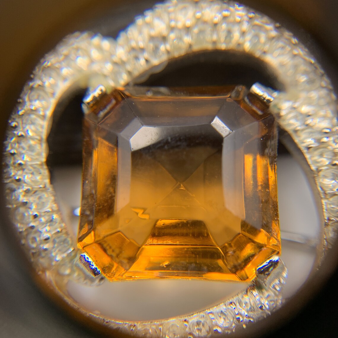 GIVENCHY Vintage Crystal Brooch | Etsy