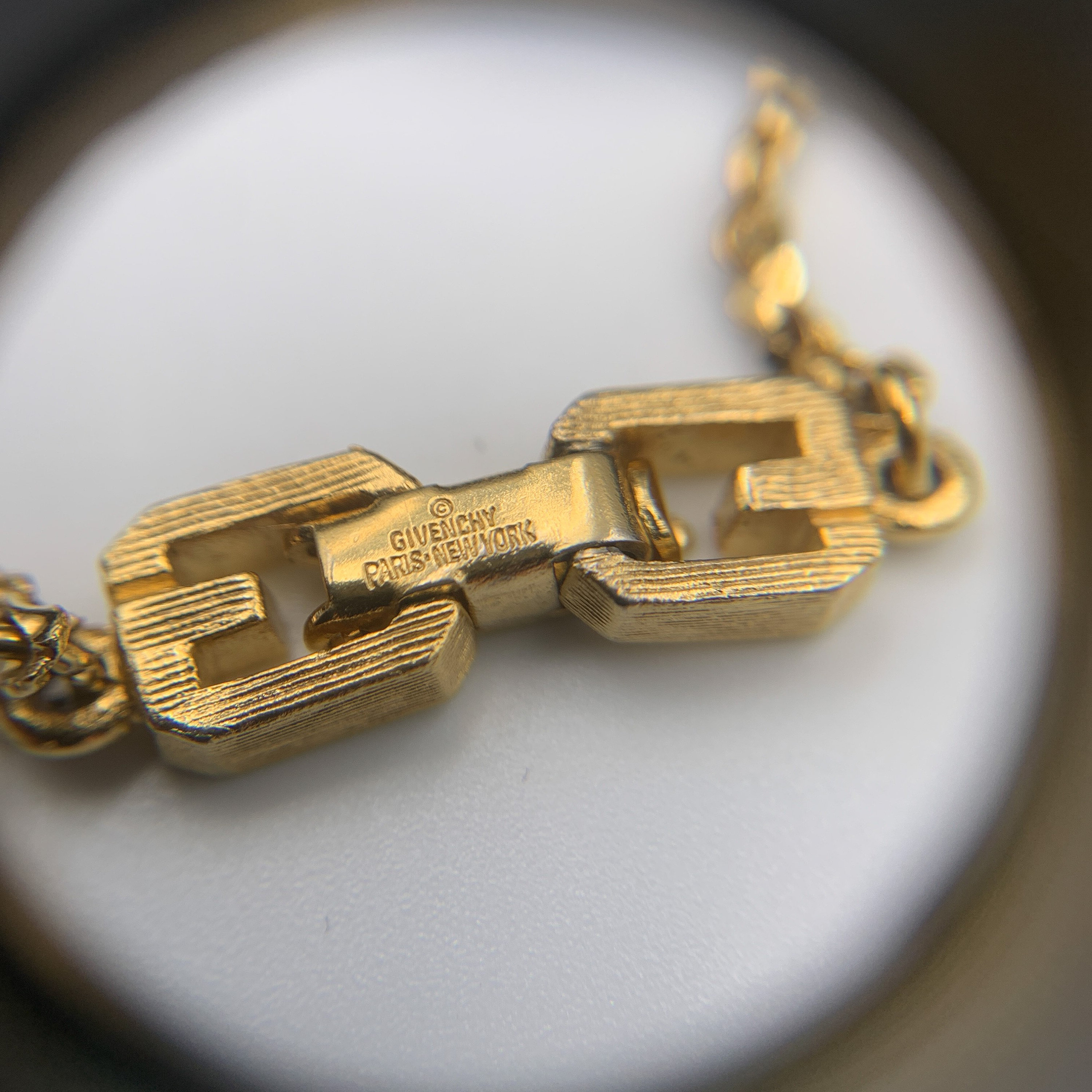 GIVENCHY Vintage Gold Chain Bracelet - Etsy