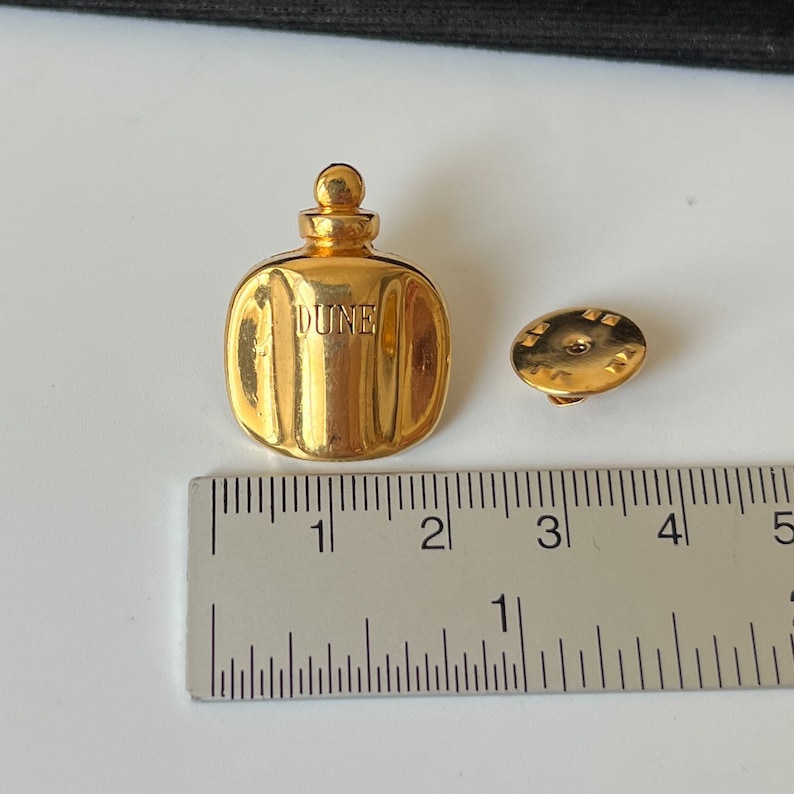 CHRISTIAN DIOR Vintage DUNE Perfume Bottle Pin - Etsy