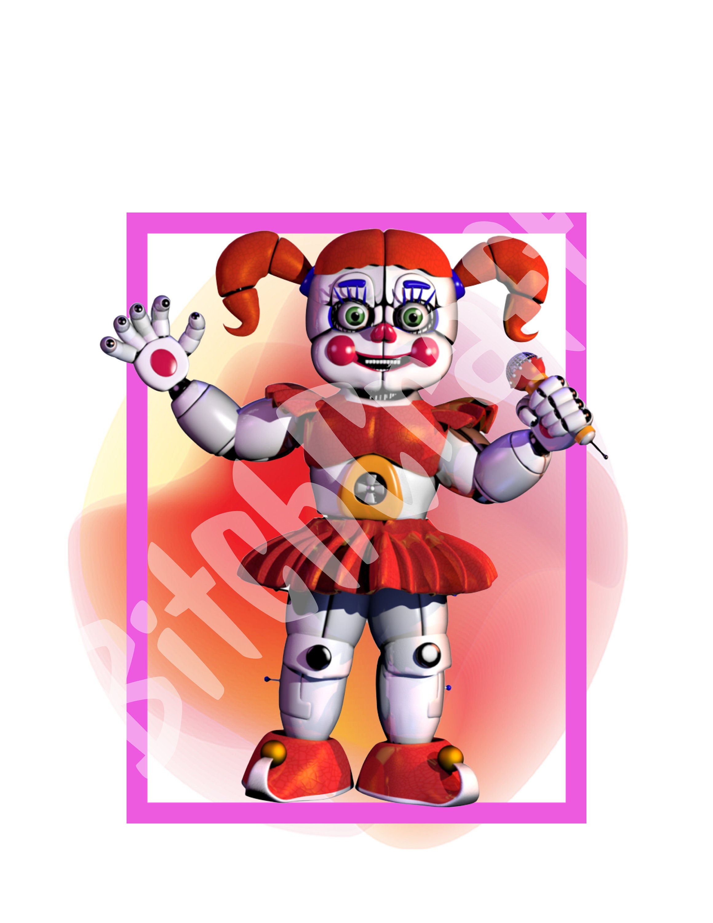 Circus Baby FNAF Descarga instantánea - Etsy México