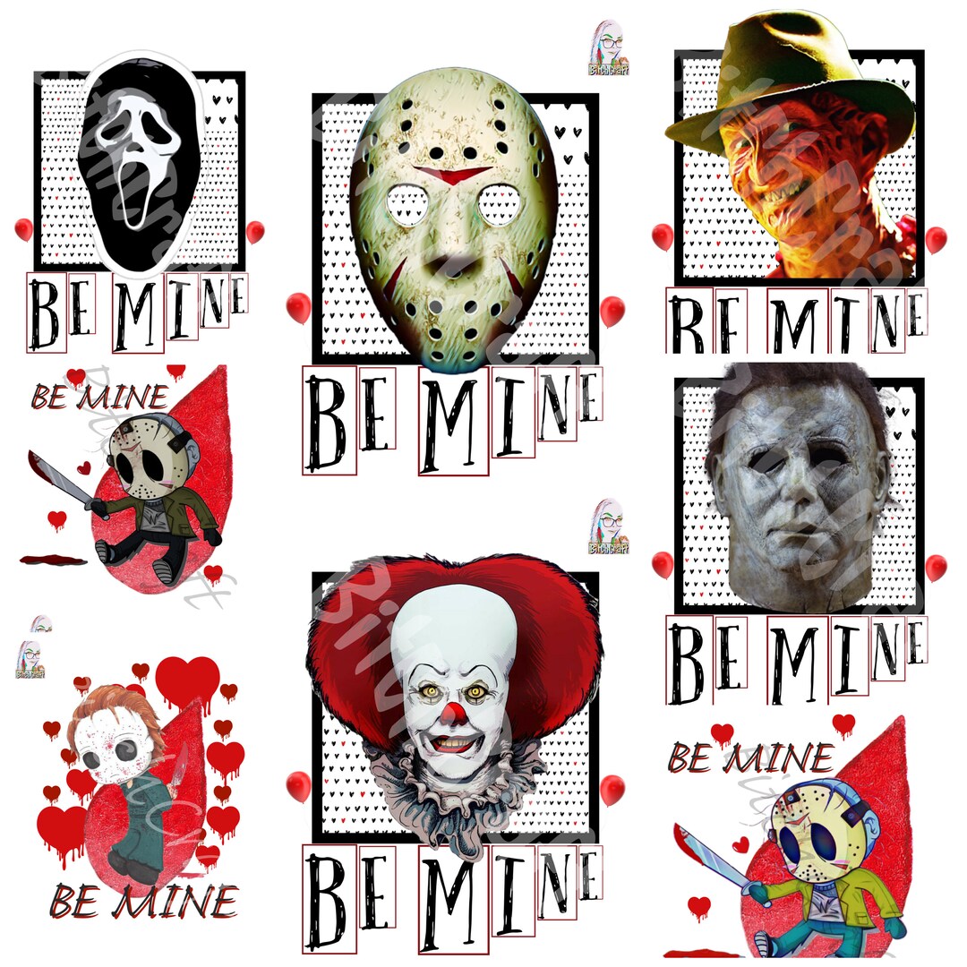 Horror Bundle, BE MINE, Instant Download - Etsy
