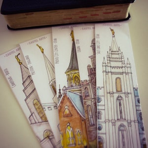 Custom Temples Bookmarks, DIGITAL File - Etsy
