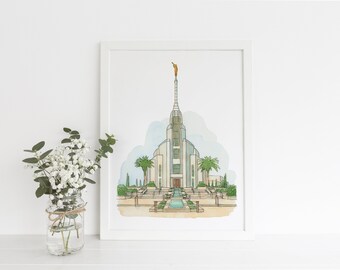 Rome, Italy LDS Temple - Digital Print - Etsy