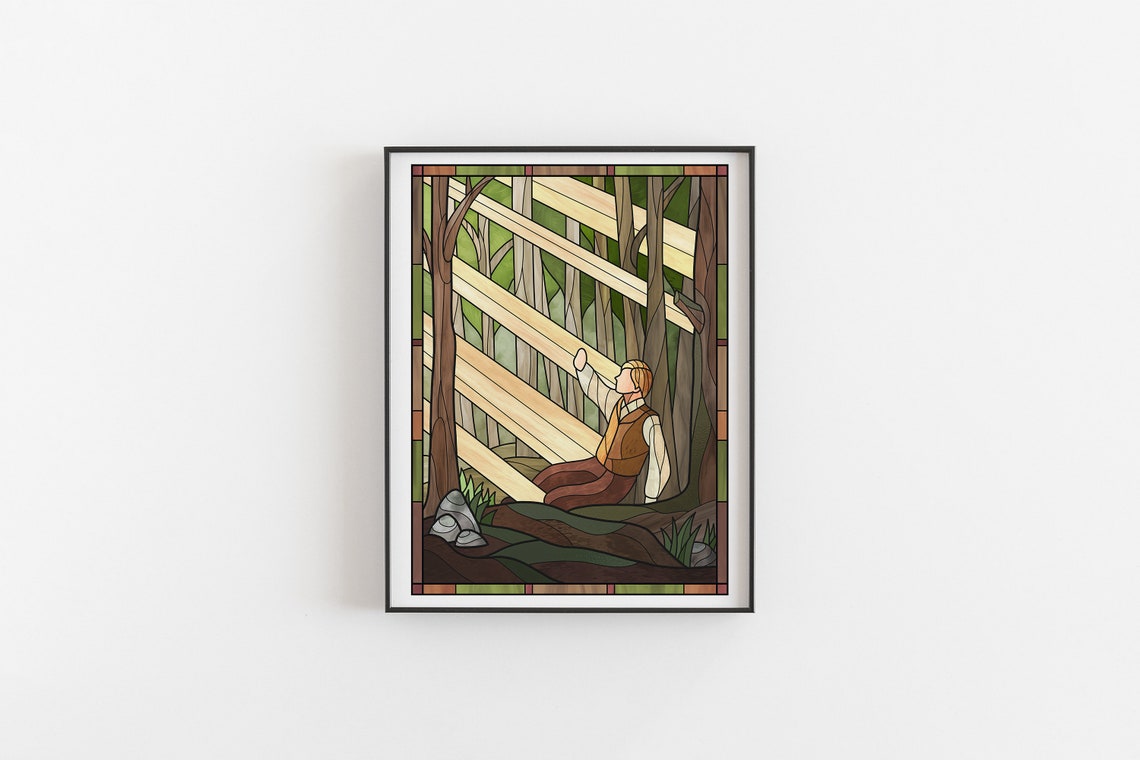 The First Vision Stained Glass Style Print Come Follow Me - Etsy UK