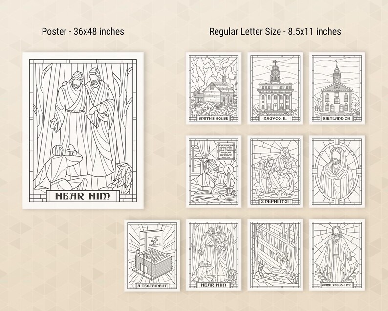 Doctrine and Covenants Colouring Pages, Church History Colouring Pages ...