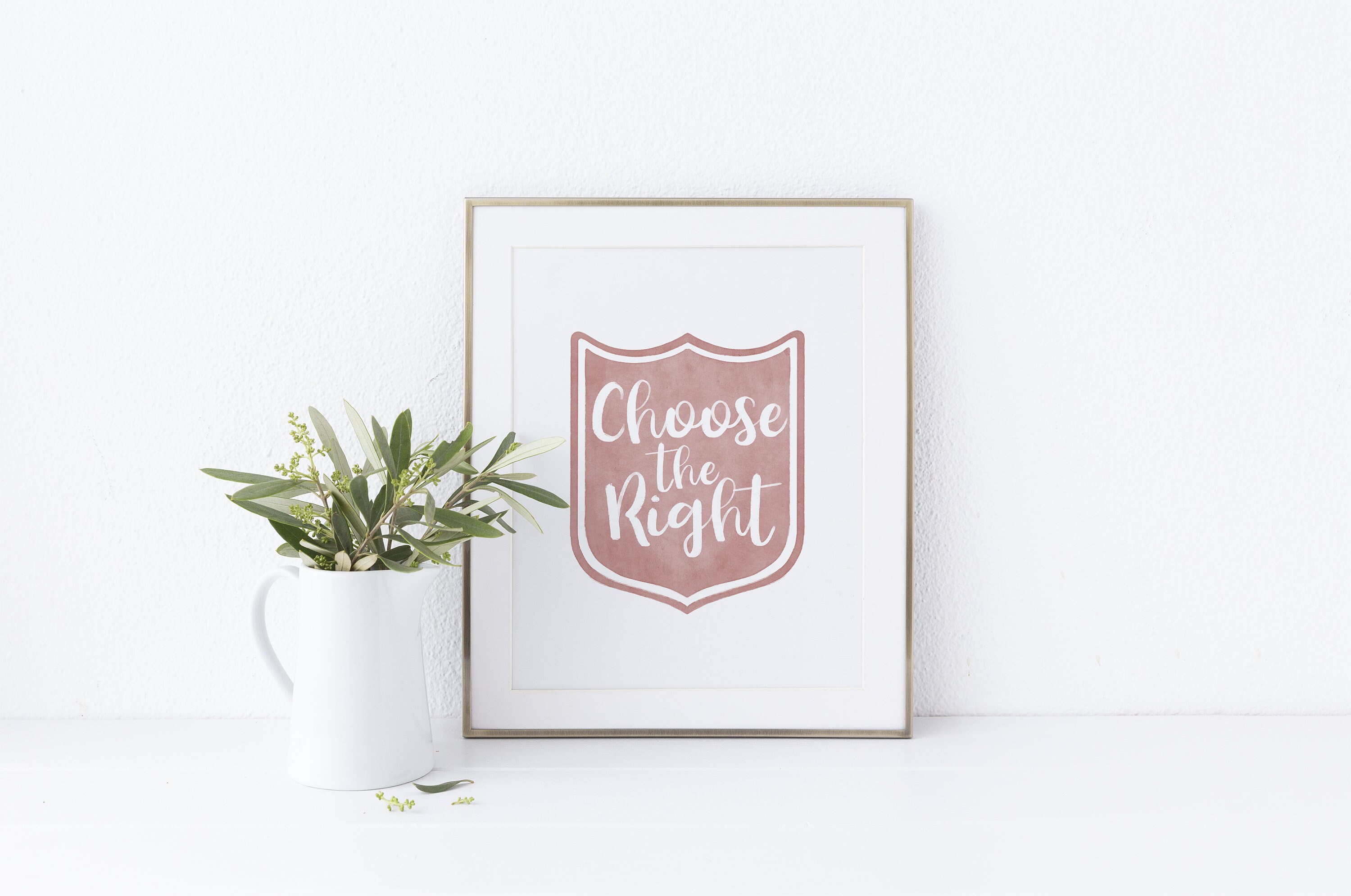 Choose the Right CTR Shield LDS Baptism Decor 8 is Great | Etsy