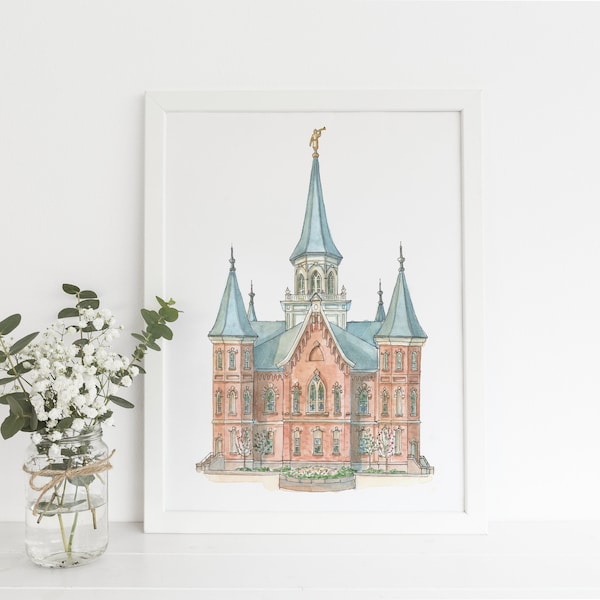 Provo Temple - Etsy