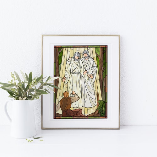 The First Vision Watercolor Print Come Follow Me Doctrine and - Etsy