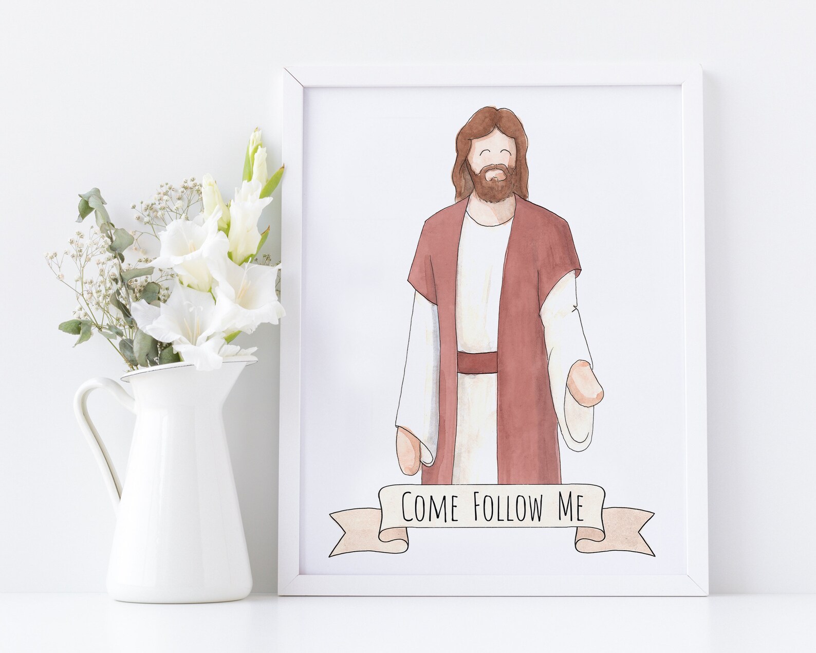 Come Follow Me LDS Decor Come Folow Me Printable Jesus - Etsy UK
