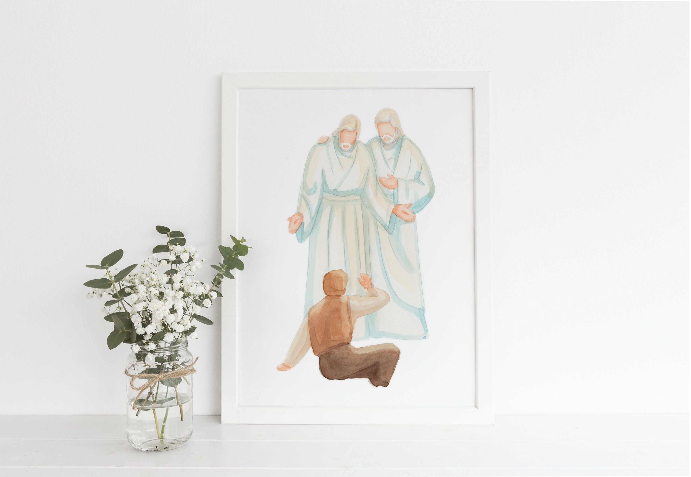 The First Vision Watercolor Print Come Follow Me Doctrine and - Etsy