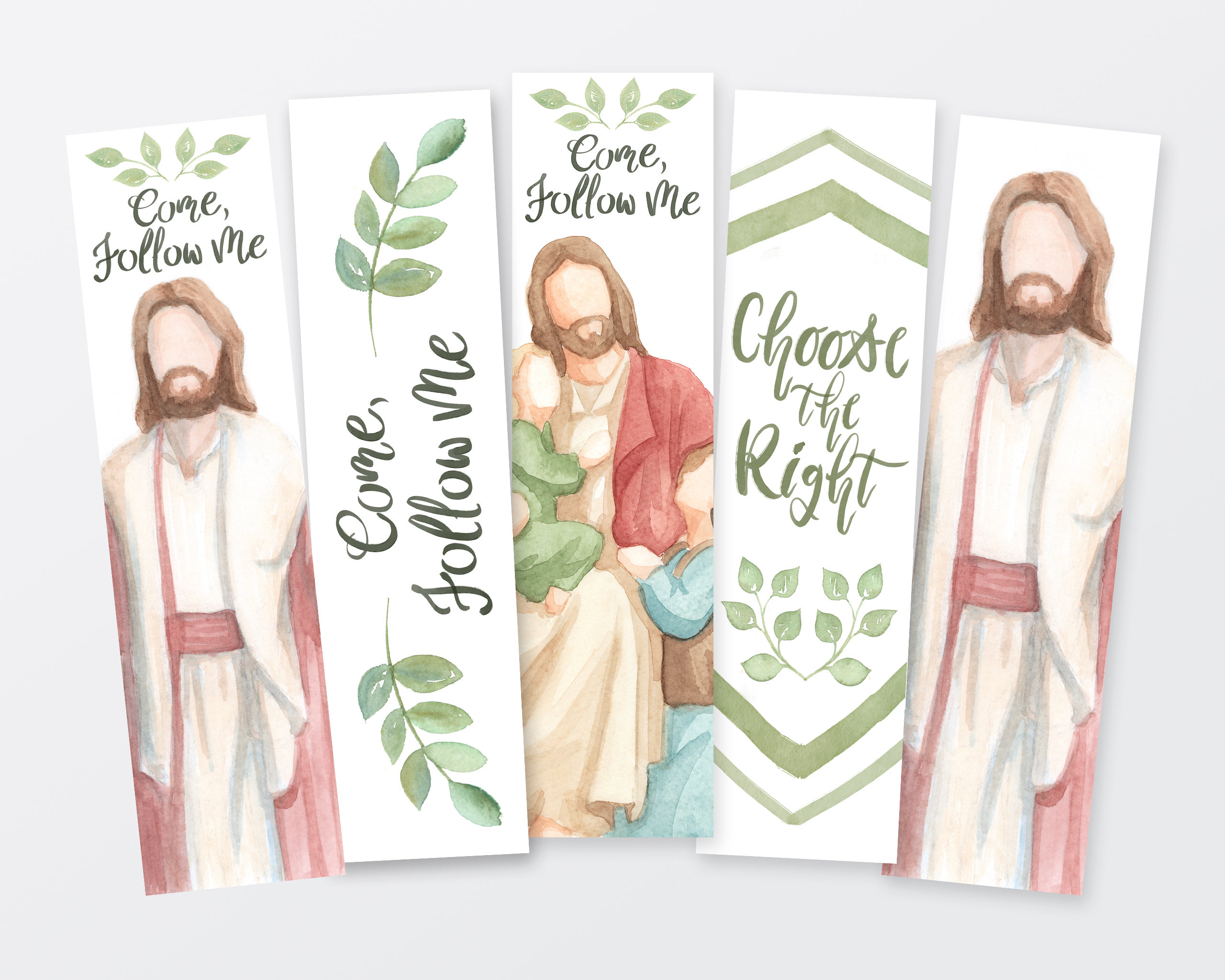 Come Follow Me Bookmarks DIGITAL Files - Etsy Canada