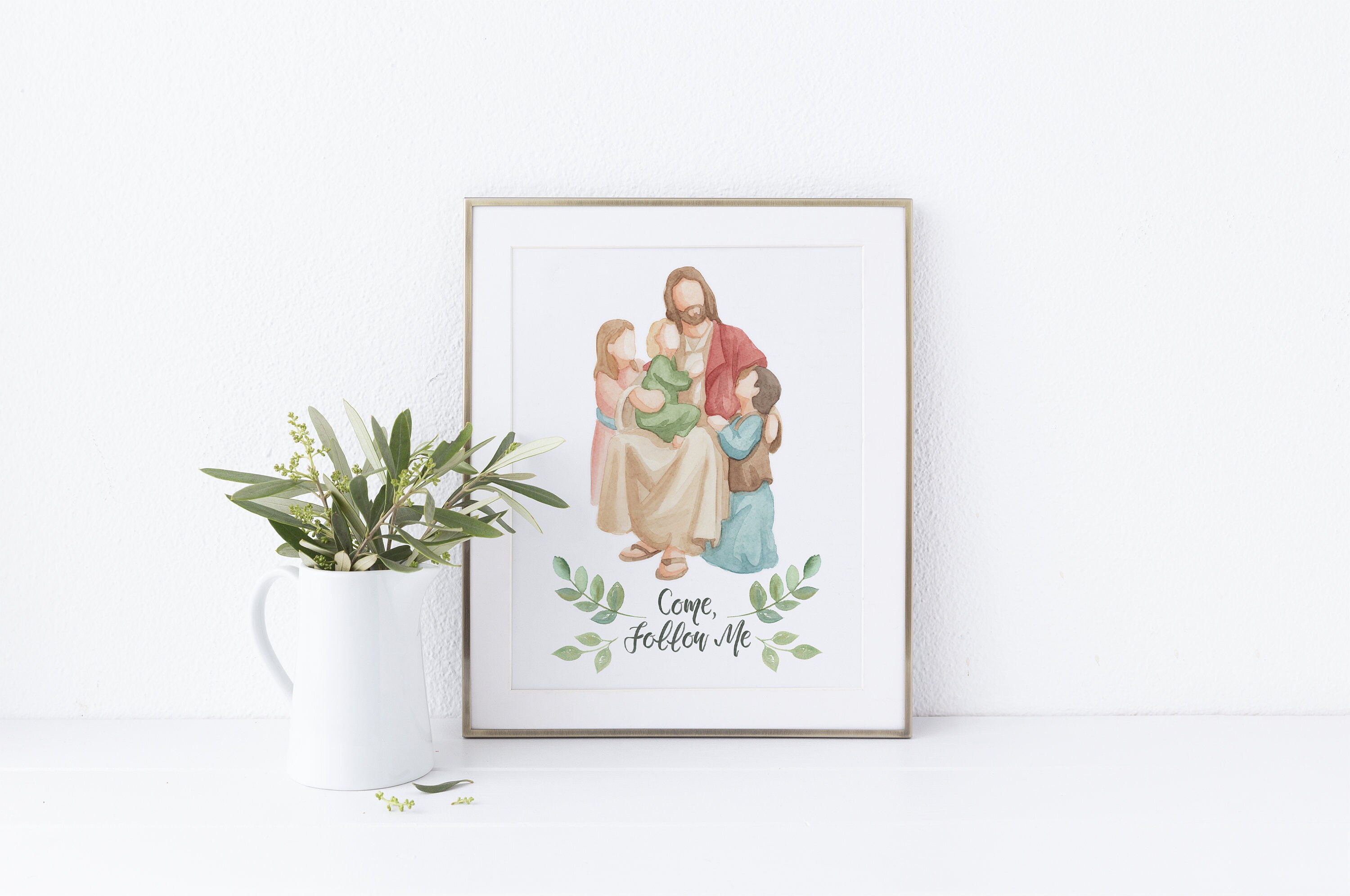 Jesus With the Children Digital Print - Etsy