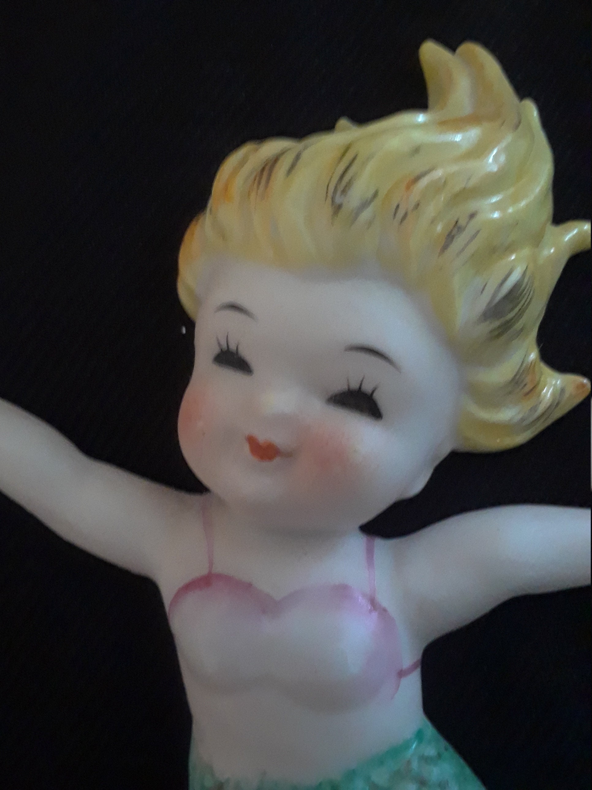 Vintage Norcrest Mermaid W/ Bubbles Wall Plaque Figurine - Etsy
