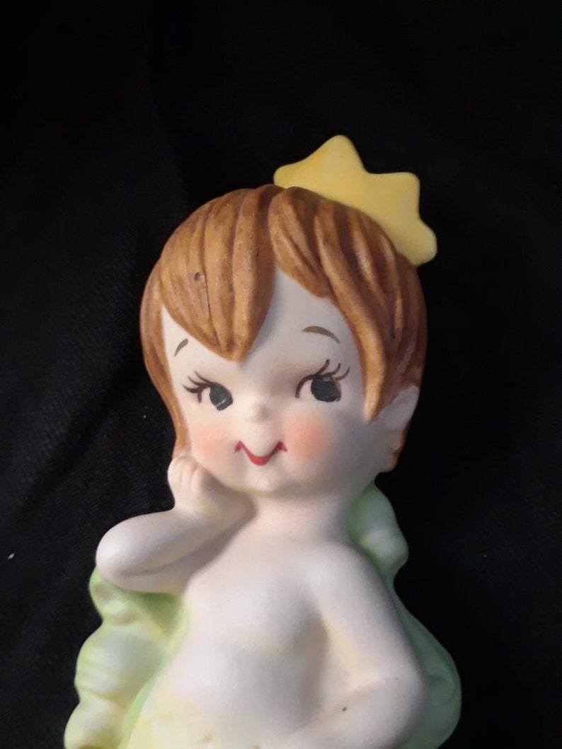 Vintage Lefton Mermaid Ceramic Bisque Wall Plaque Figurine - Etsy