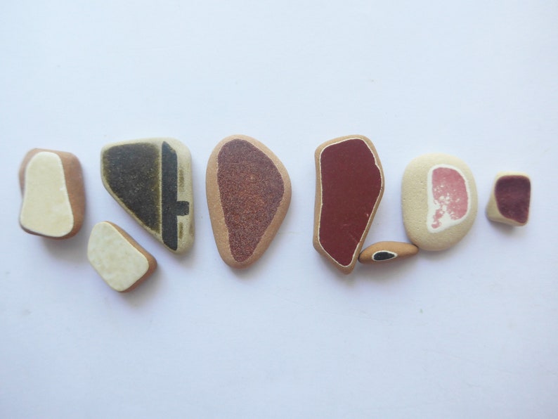 Sea Pottery Lot Small Beach Ceramic Handpicked Beach Pottery Bulk Lot ...