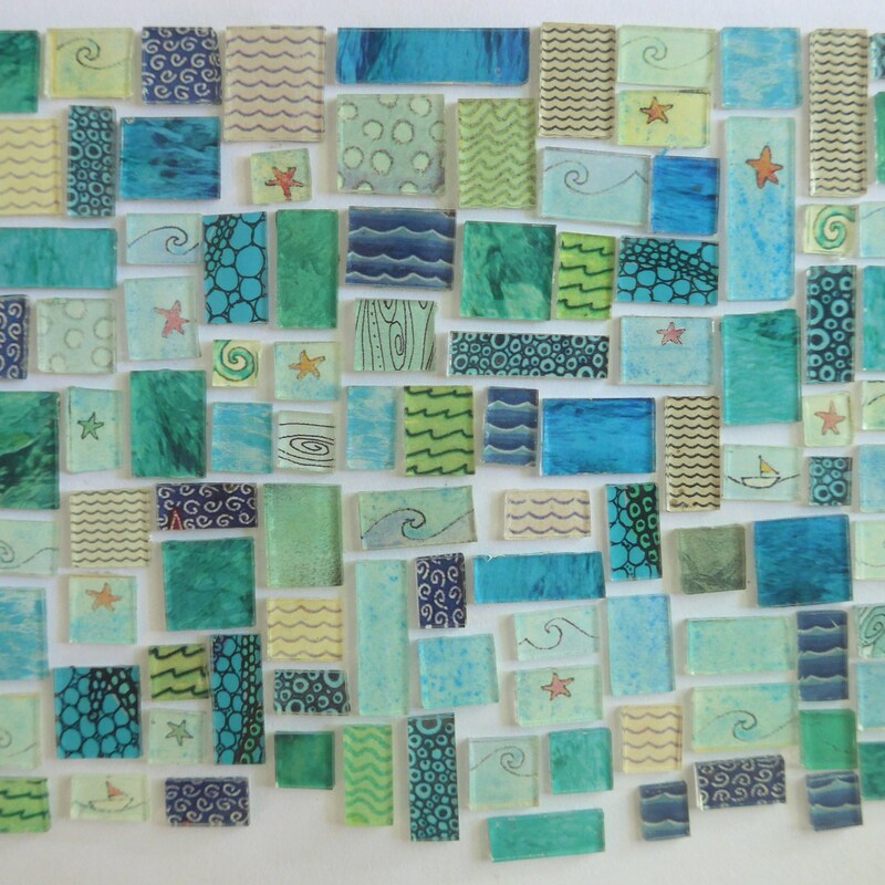 Mini Mosaic Tiles - Etsy