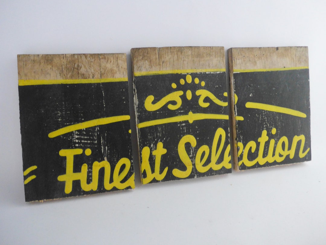 Old Advertising Boards Salvaged Sign Colourful Finest Selection ...