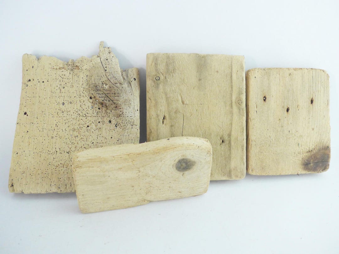 Flat Driftwood Shabby Boards Beach Finds 5pcs. Weathered Beach Salvage ...