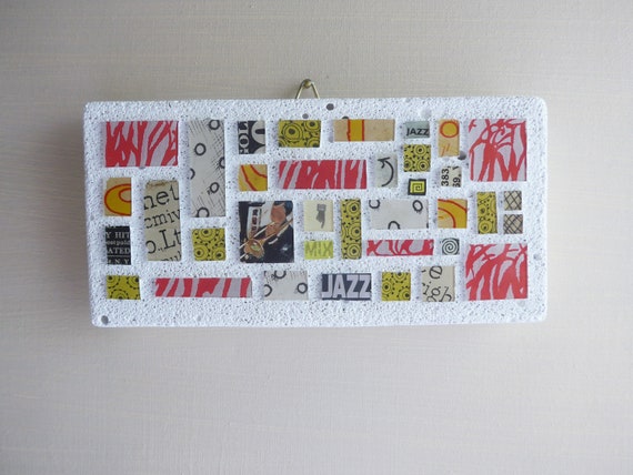 JAZZ Wall Decor Jazz Music Decor Wall Art Tile Music - Etsy