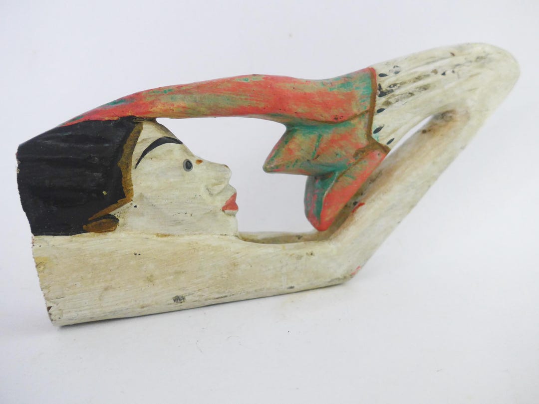 Mermaid Carving Wood Carving Wooden Mermaid Beach Décor Art and Craft ...