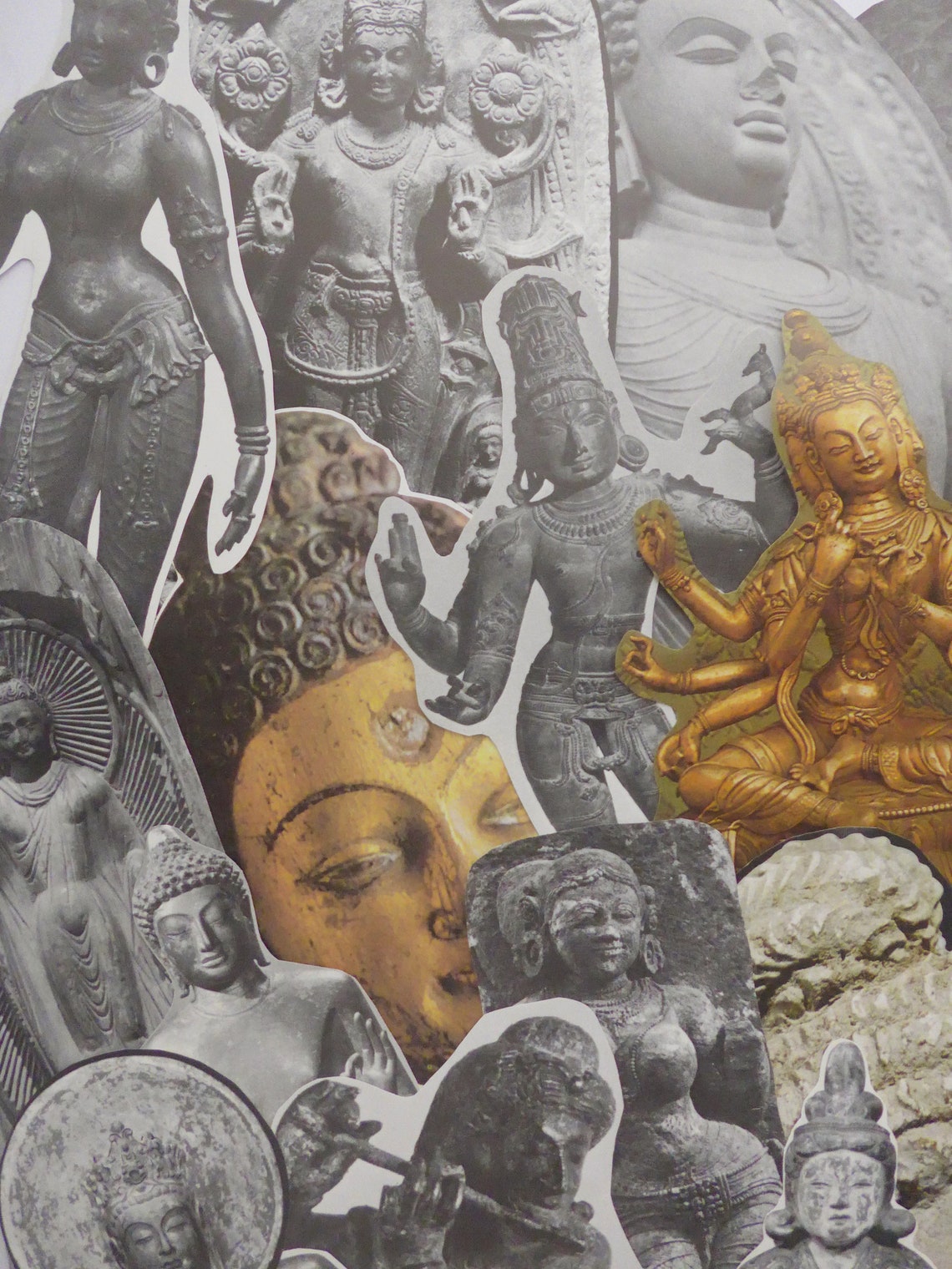 Buddha Paper Cut Outs Affirmation Wall Buddha Pack - Etsy