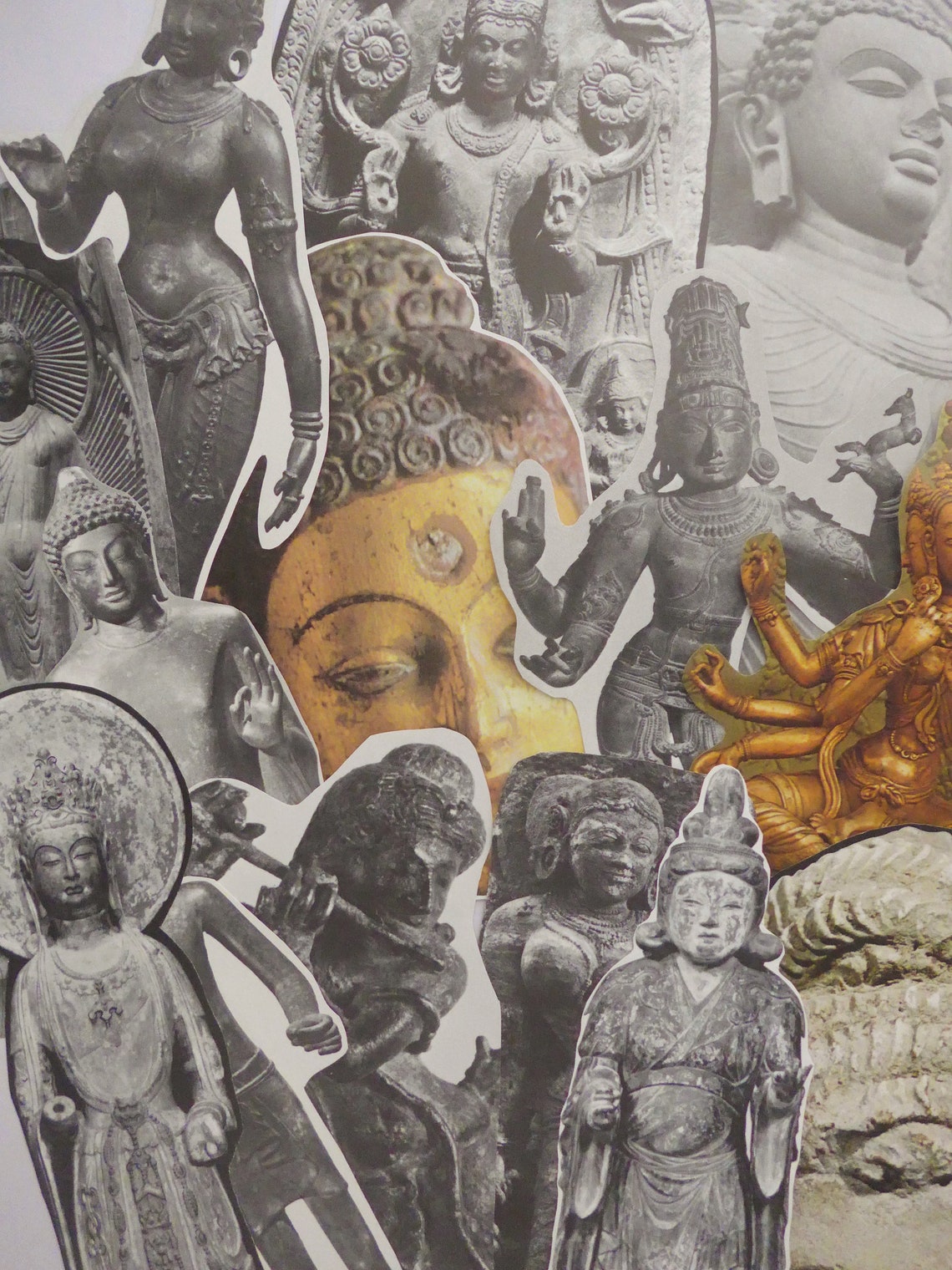 Buddha Paper Cut Outs Affirmation Wall Buddha Pack - Etsy