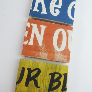 Old Sign Boards Lot Colourful Printed Graphic Boards Wood Salvage ...