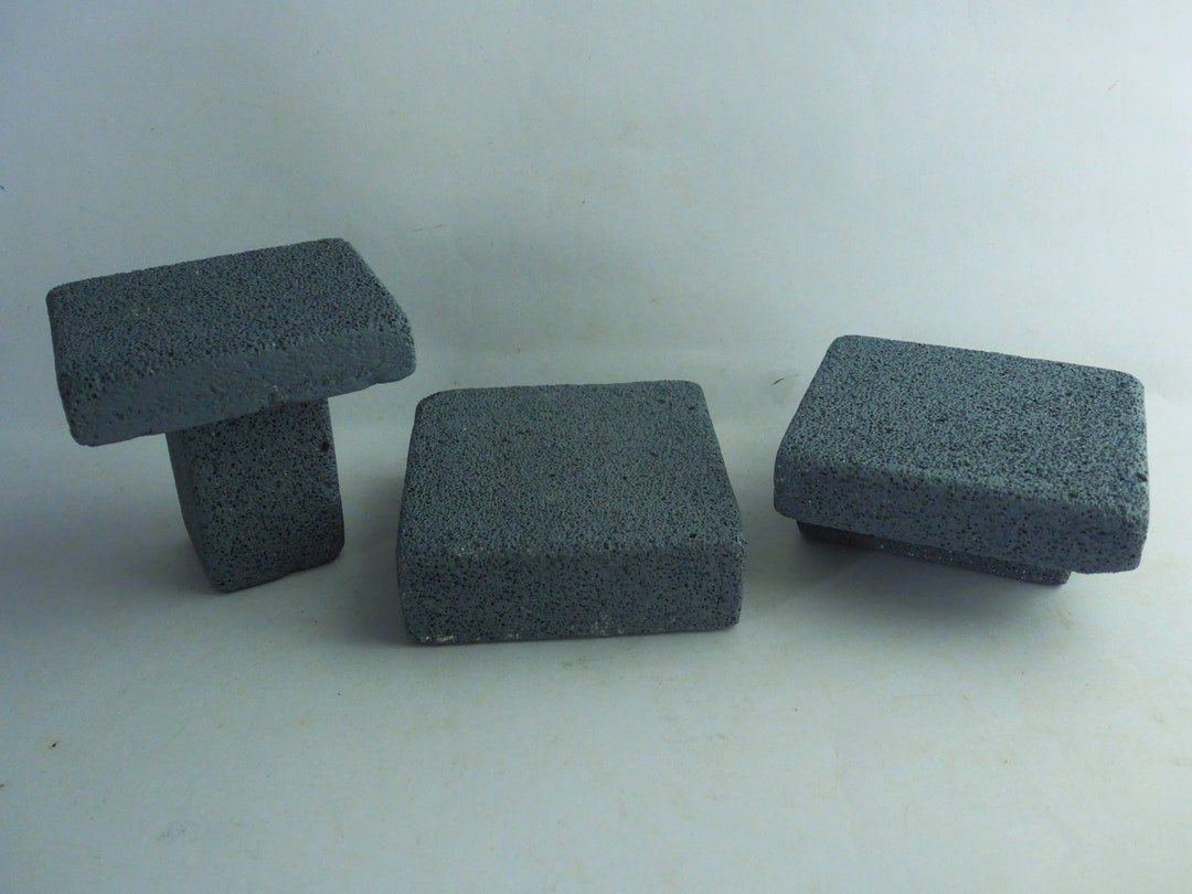 Concrete Displays-light Concrete Rectangles/blocks/trays-5 Pcs-dark ...