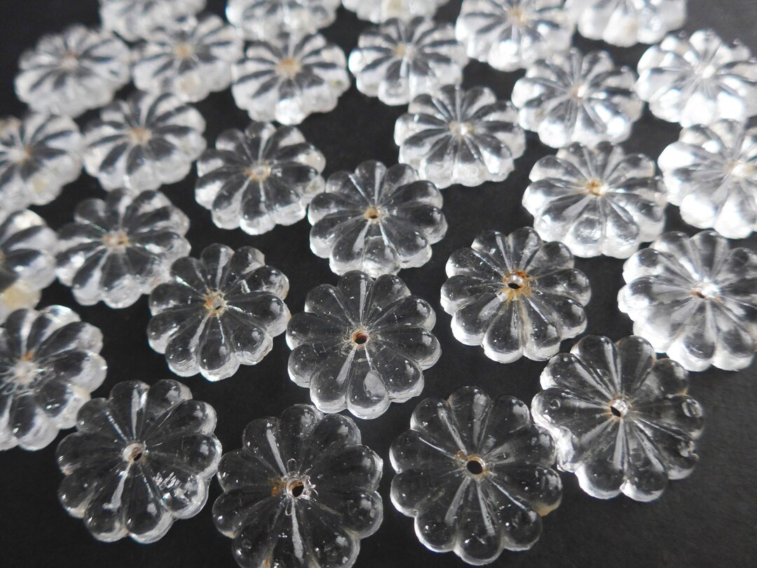 Crystal Rosettes Vintage Chandelier Rosettes 33pcs. Lot Venetian ...