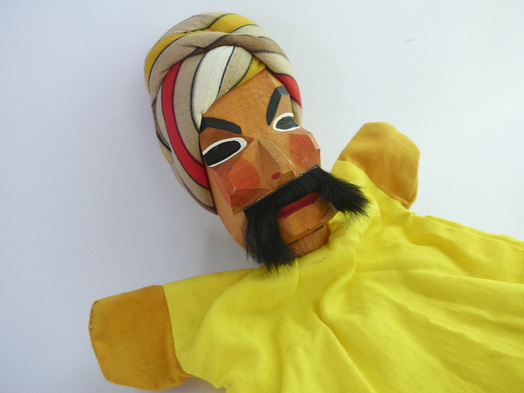 Glove Puppet Hand Puppet Handmade Fairy Tale Puppet Vintage Excellent ...