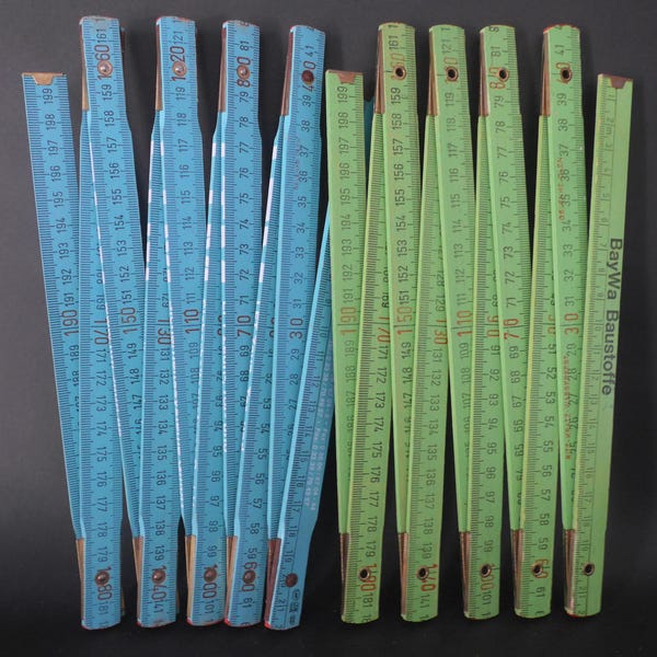 Folding Wood Ruler - Etsy