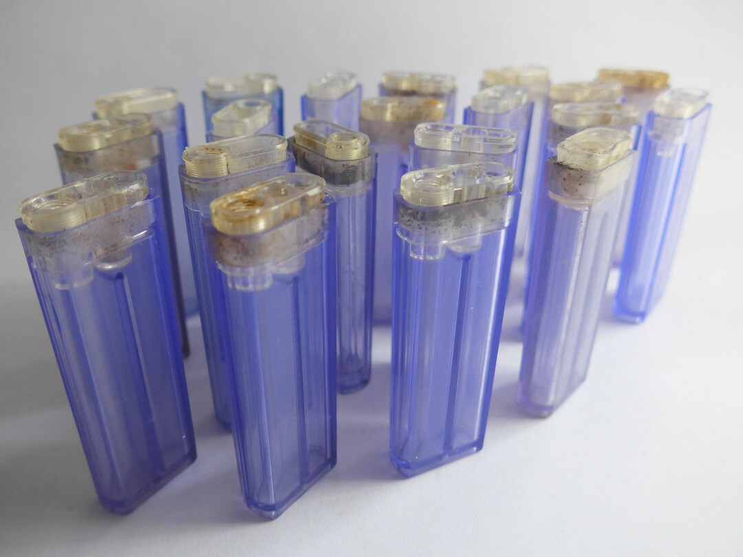 Beach Trash Recycling Plastic Lighters Eclectic Beach Finds Bright ...