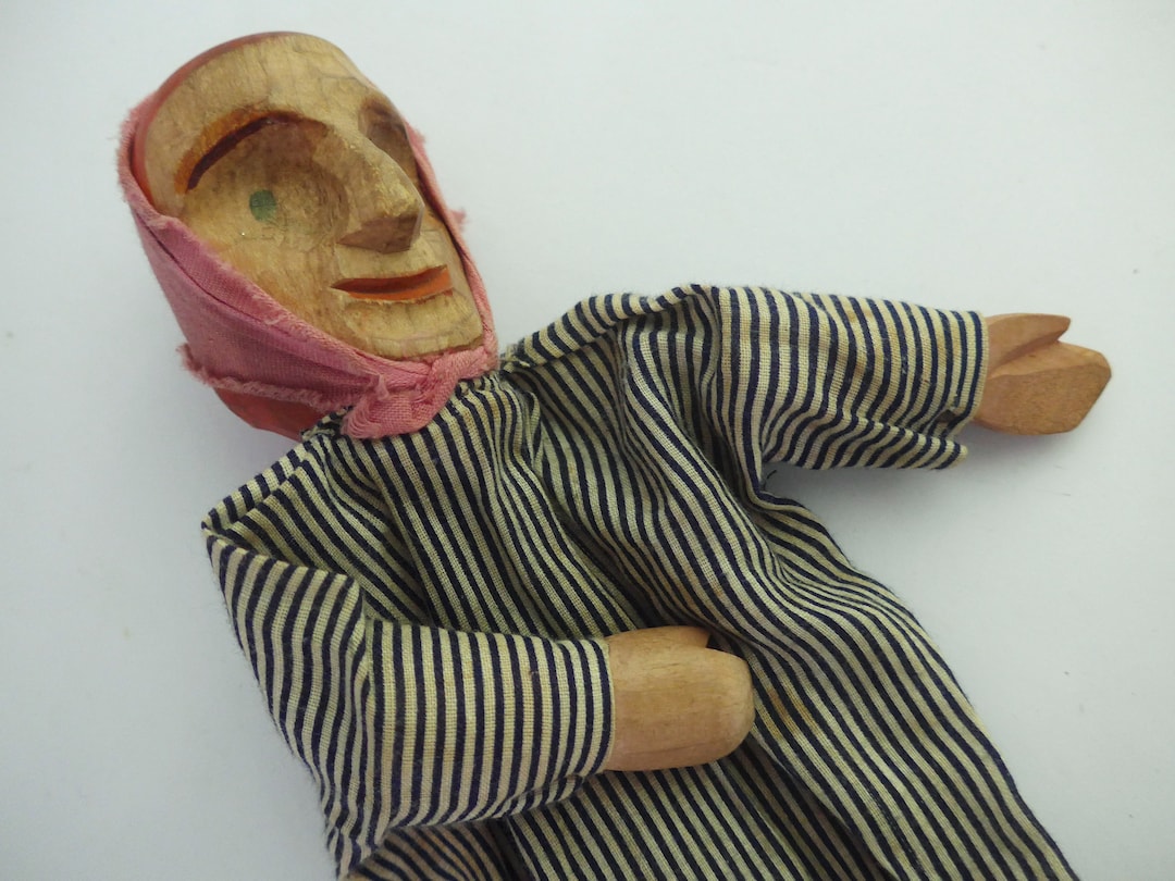 Antique Puppet Old Hand Puppet Glove Puppet 1900's Handmade in Europe ...
