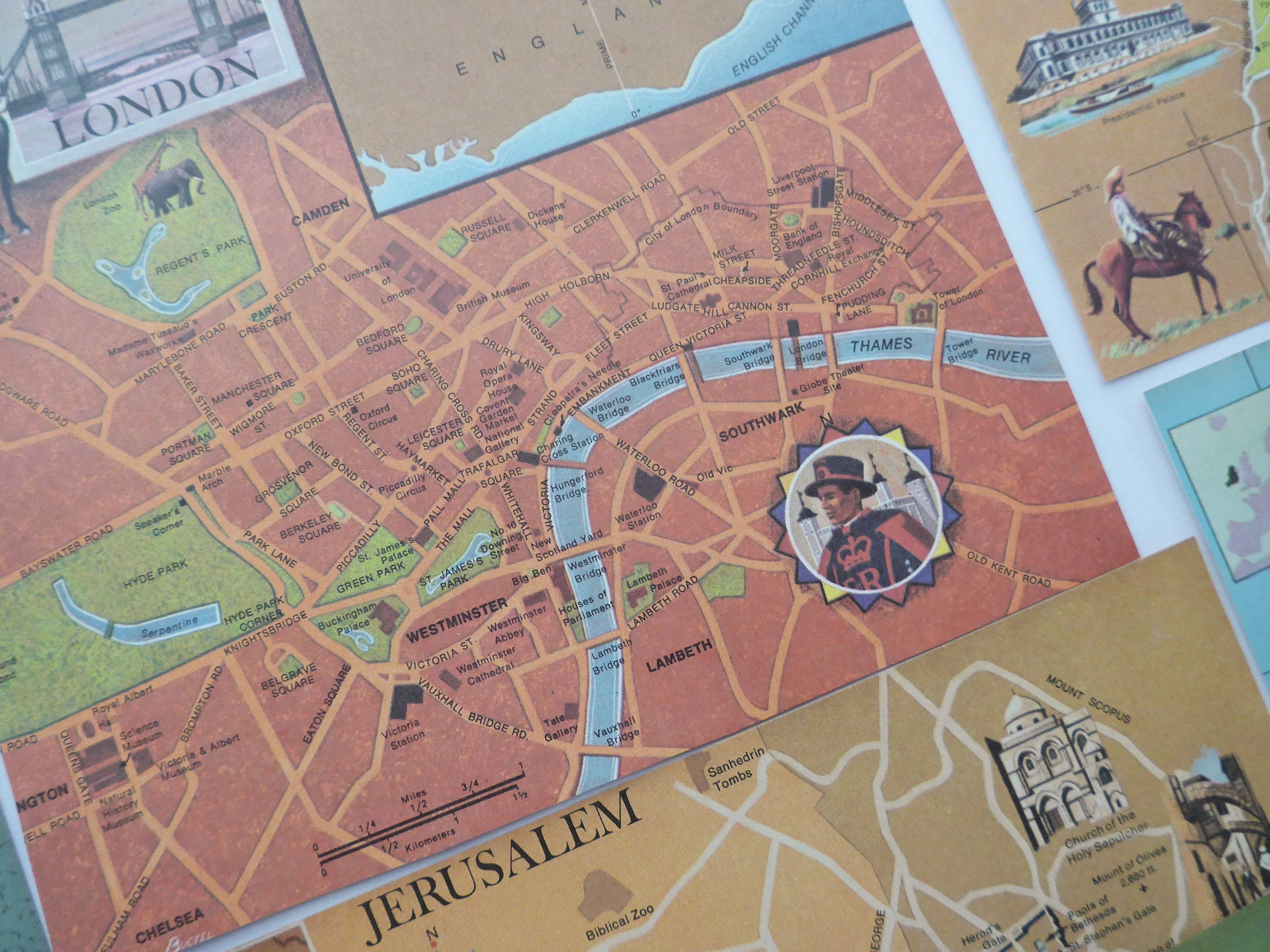 Vintage Map Cut Outs Unique Map Cut Outs Vintage Maps | Etsy