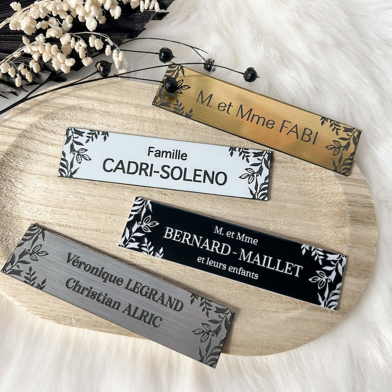 Mailbox Address Plate - Etsy