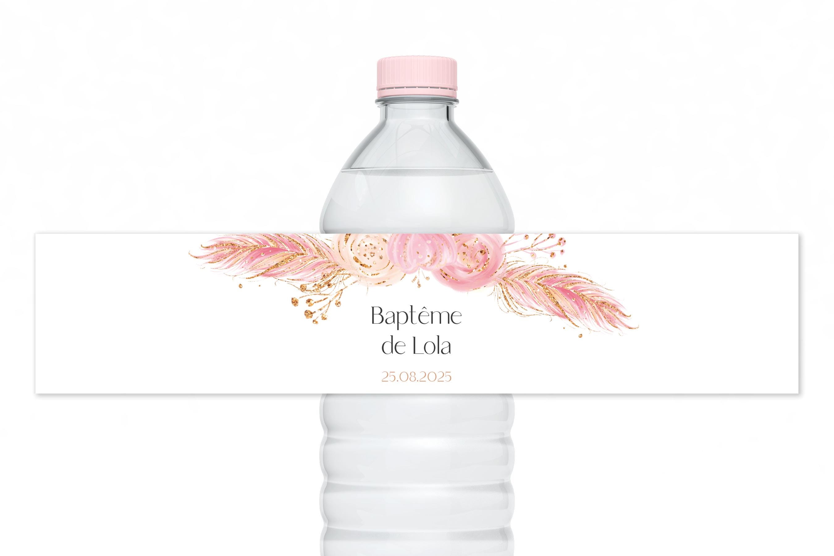 Personalized Water Bottle Labels, Baptism, Baby Shower, Birth, Birthday ...