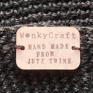 CROCHET JUTE RUG Made From 100% Jute Twine - Etsy