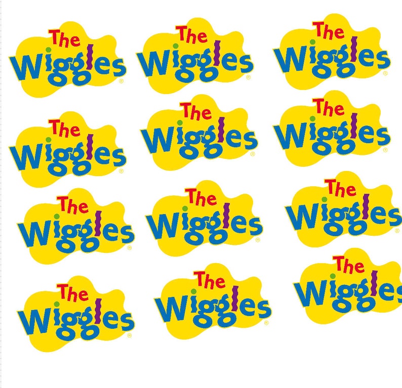 Wiggles Round Stickers 2.5” - 12 Pack - Etsy